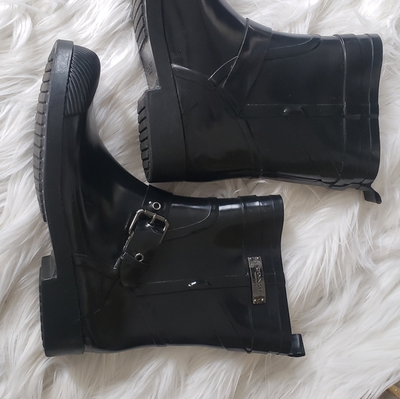 Coach | Shoes | Coach Rubber Boots | Poshmark